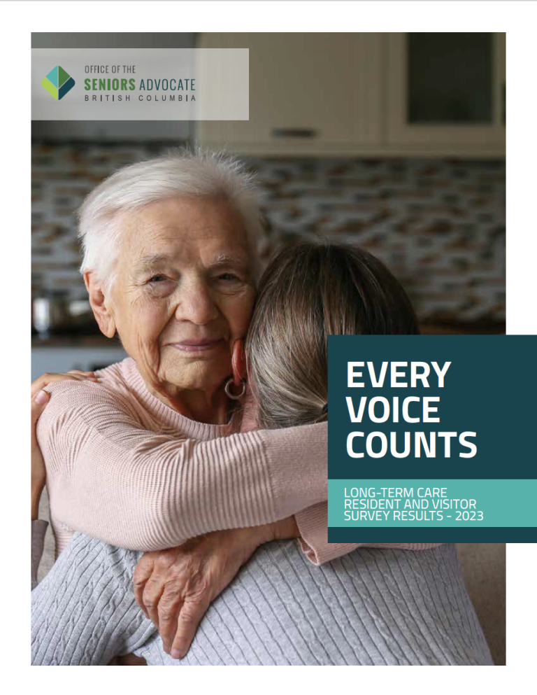 Every Voice Counts: Long-Term Care Resident and Visitor Survey Results ...